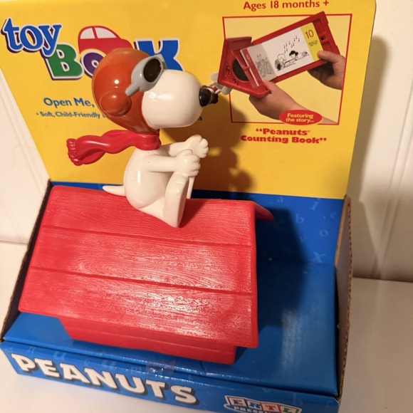 Toys | Rare 5th Anniversary Snoopy Toy Book Peanuts Counting Book Brand ...